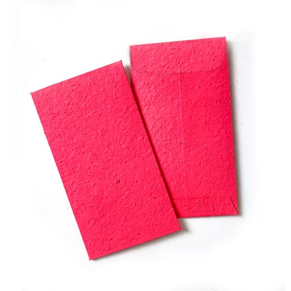 Plantable Lucky Money Red Envelopes - Botanical PaperWorks